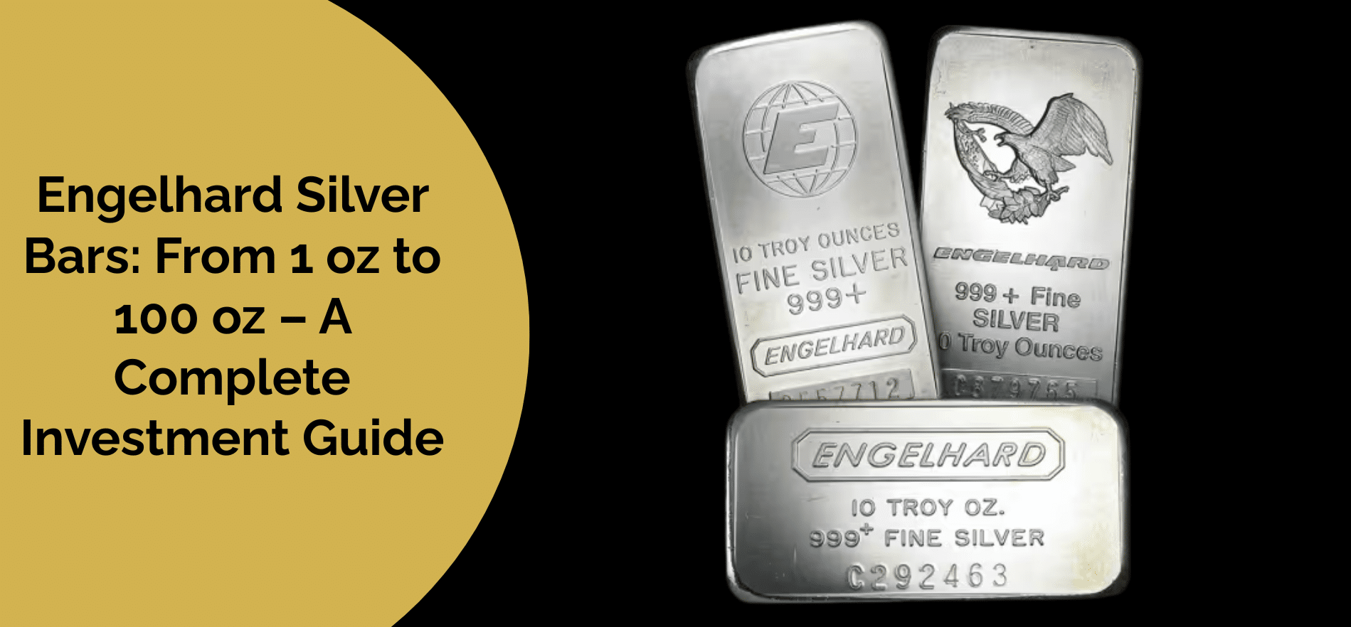 Engelhard Silver Bars – 1 oz, 10 oz & 100 oz | Price, Value ...