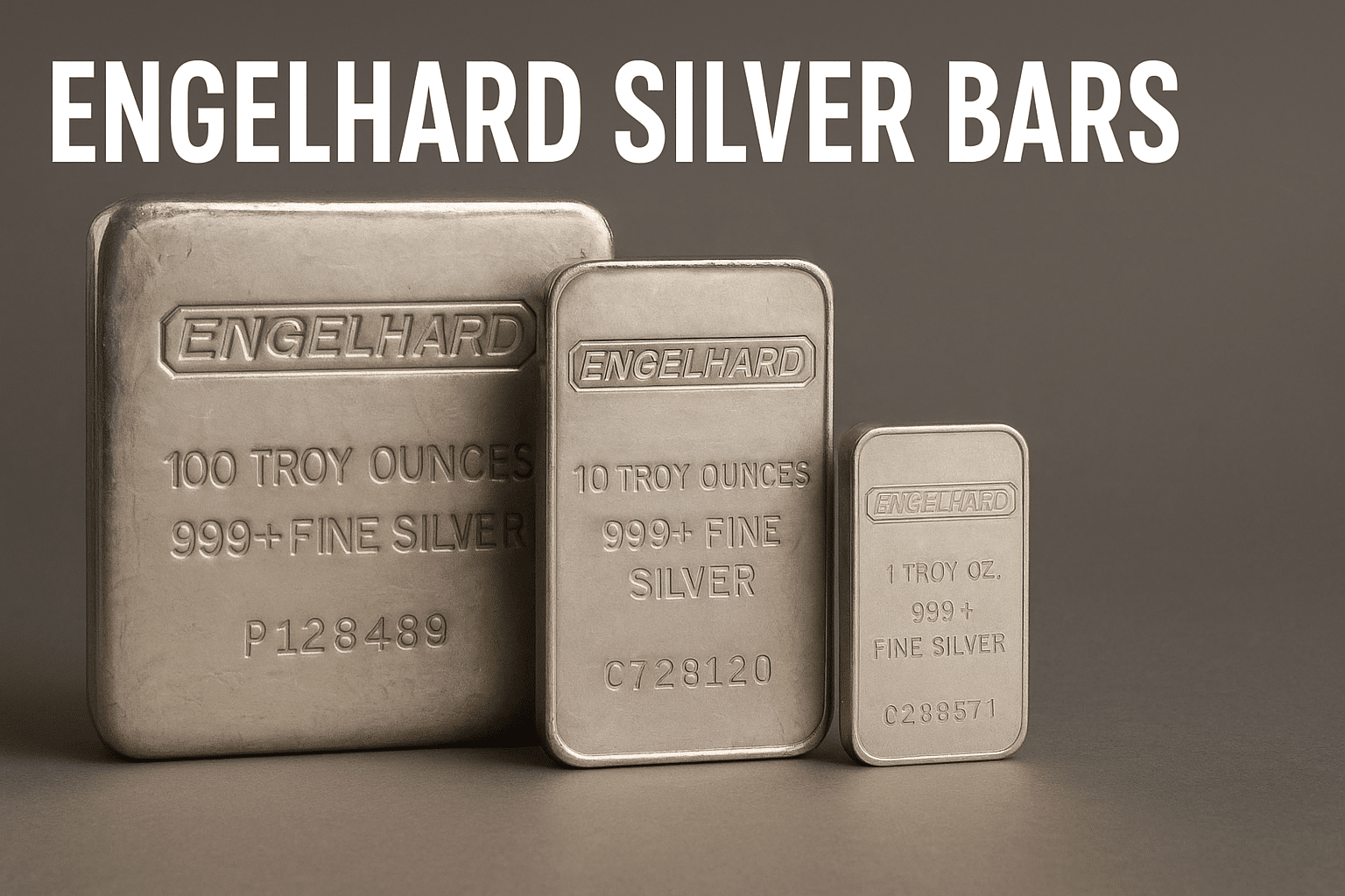 Engelhard Silver Bars | 1 OZ, 10 OZ & 100 OZ Investment Guide ...