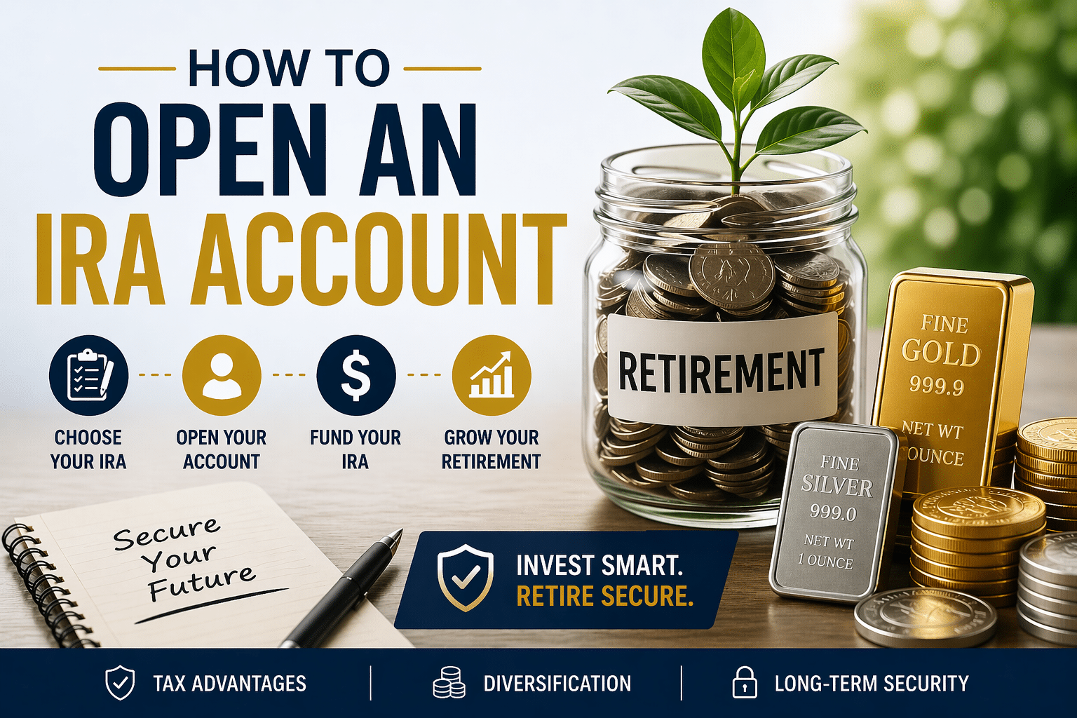 How to Open an IRA Account | Gold & Silver IRA Guide